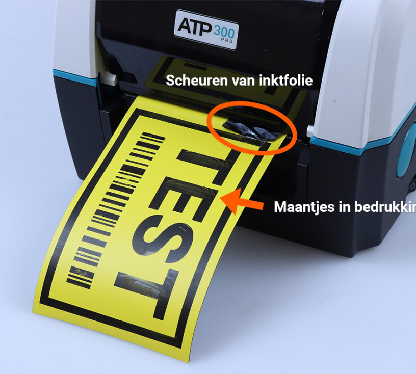 Mijn bedrukking is vlekkerig bij de [ATP-300/600 Pro] - ALTEC ...