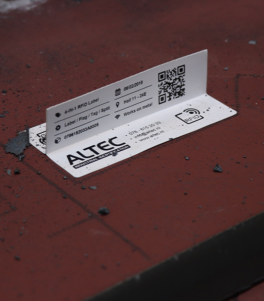 RFID: on-metal of non-metal labels - ALTEC industrial identification B.V.